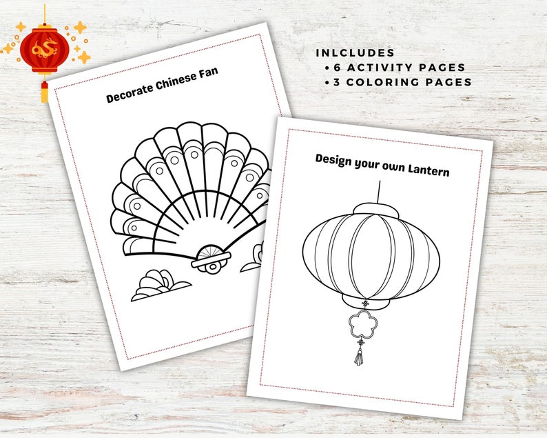 Lunar New Year, Chinese New Year Activities Bundle, Activity for Kids ...