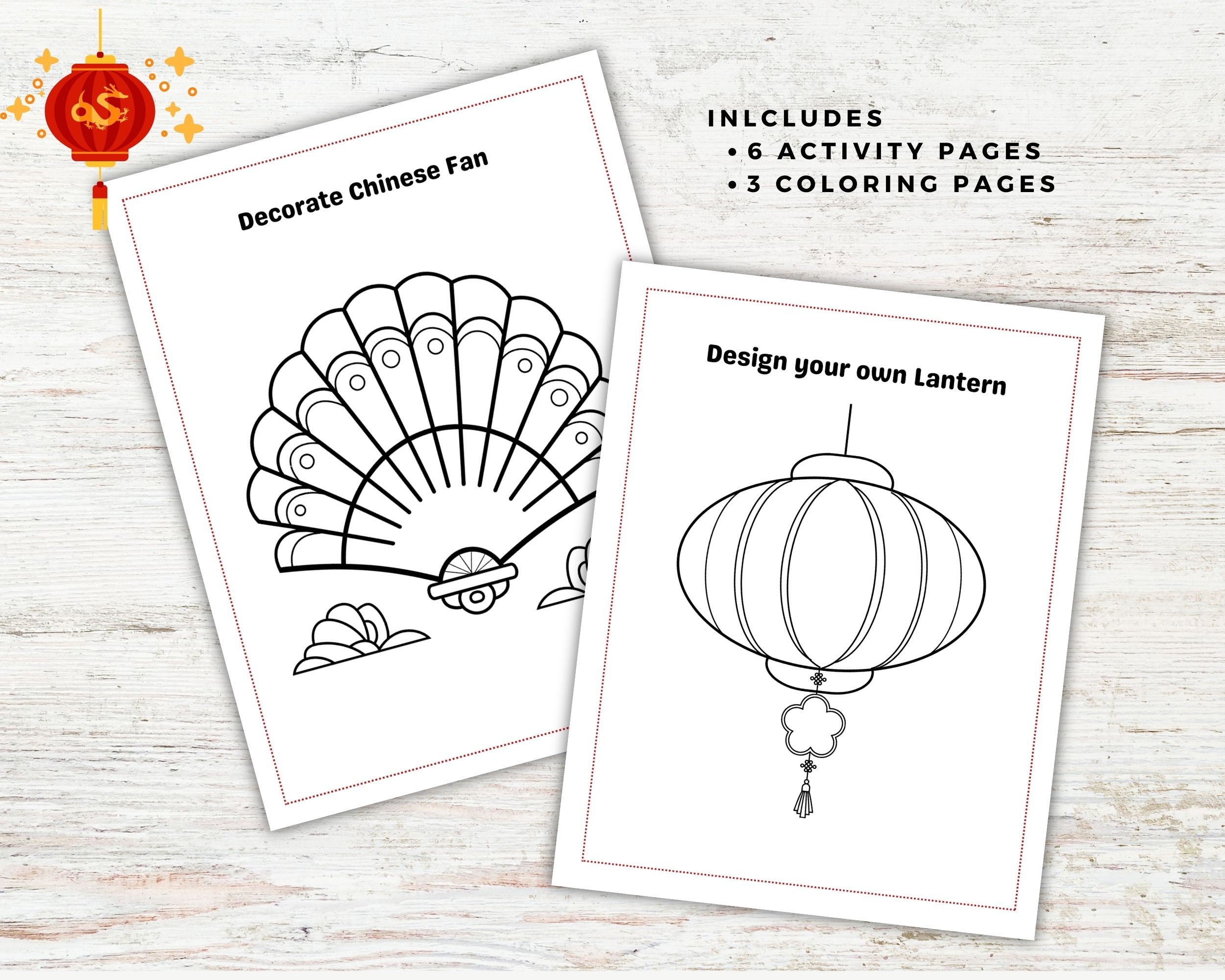 Lunar New Year, Chinese New Year Activities Bundle, Activity for Kids ...