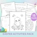 Easter Activity Pack, Kids Games Bundle, Word Search, Coloring Pages ...