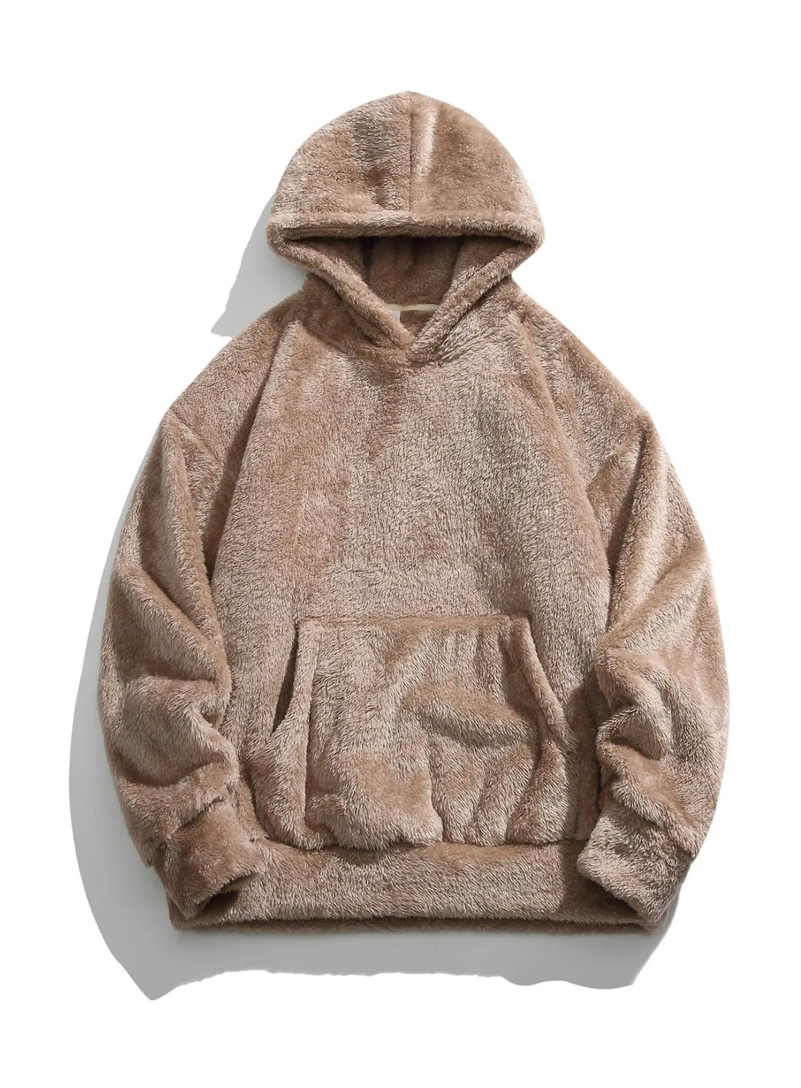 Fuzzy Warm Soft Hoodie, Fluffy Comfy Hooded for Fall and Winter, Casual ...