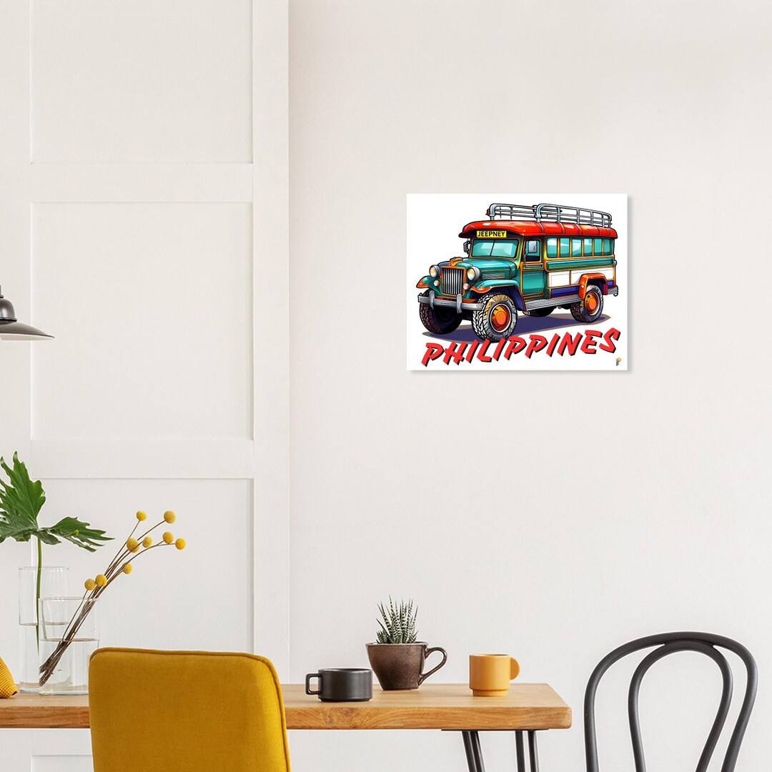Jeepney on Print on Foam - Etsy