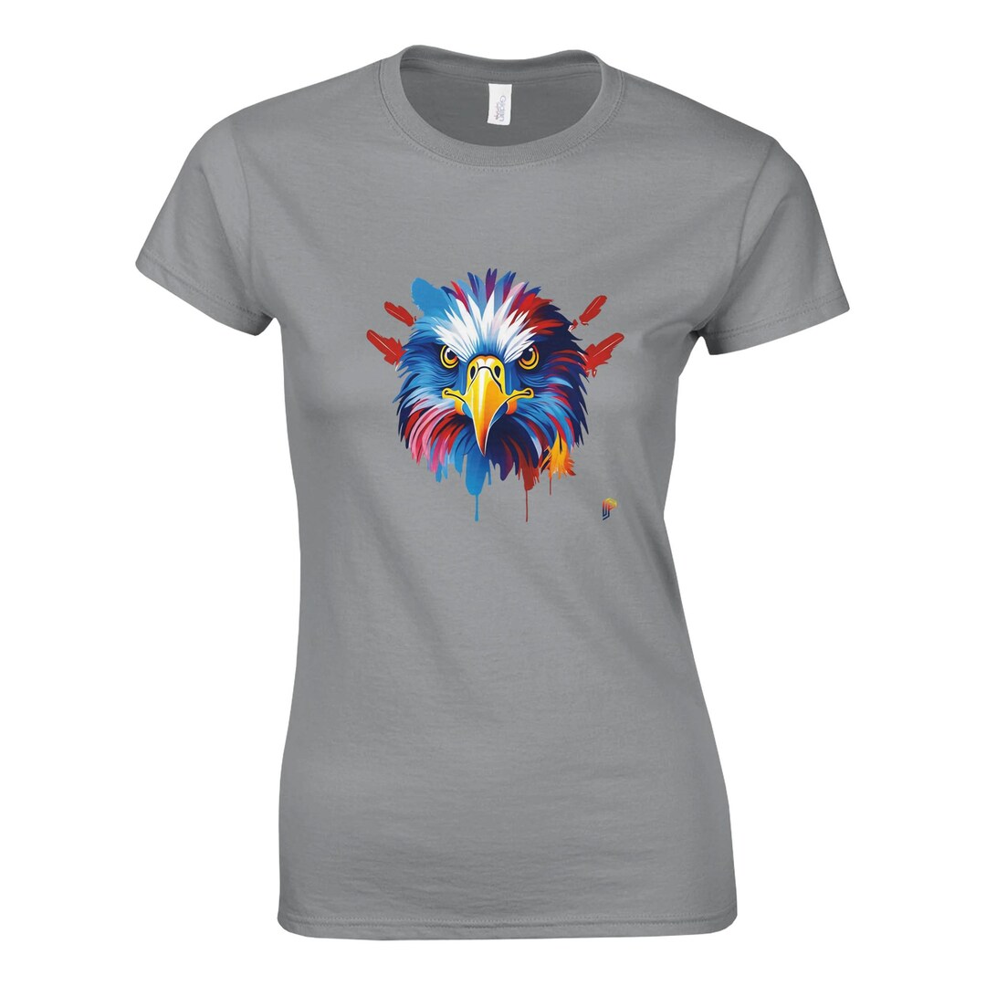 Philippine Agila Colorful on Women's Crewneck T-shirt - Etsy