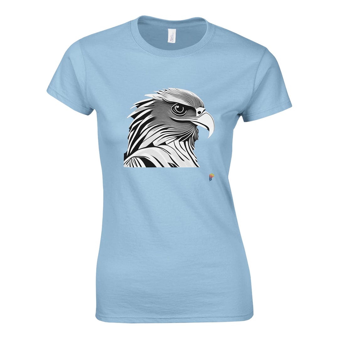 Philippine Agila Black and White on Women's Crewneck T-shirt - Etsy