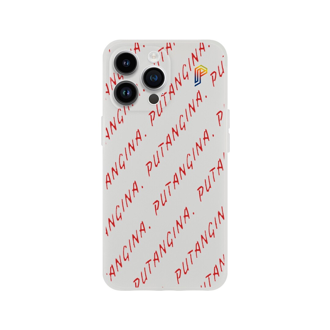PUTANGINA. on an Apple Flexi Case for Apple iPhone X, XS, XR, 11, 12 ...