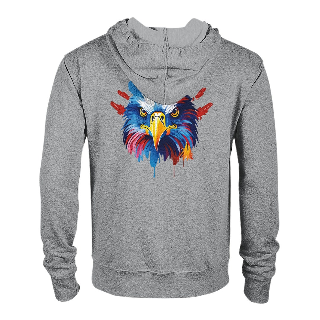 Philippine Agila Colorful on Men's Zip Hoodie - Etsy