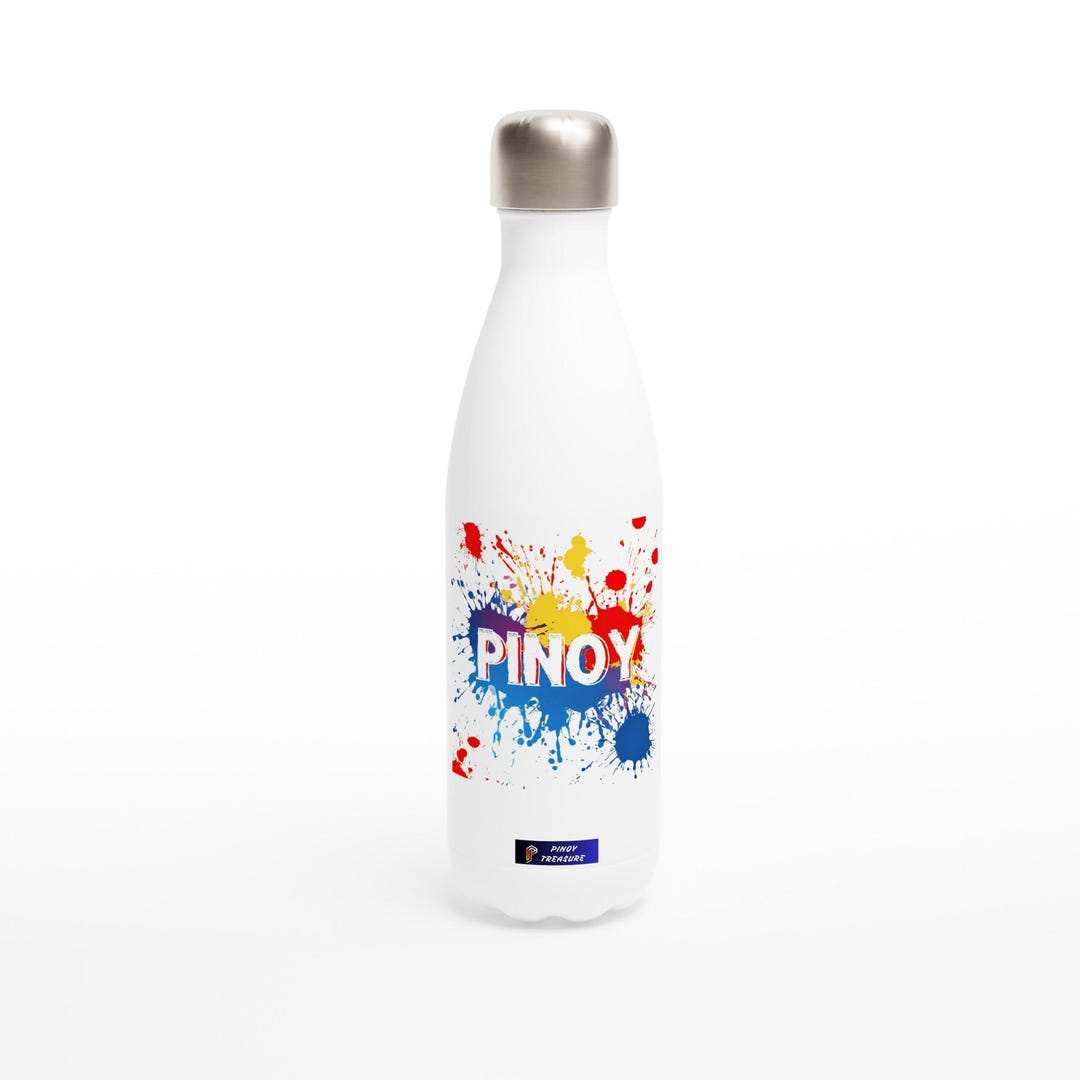 PINOY on White 17oz Stainless Steel Water Bottle - Etsy