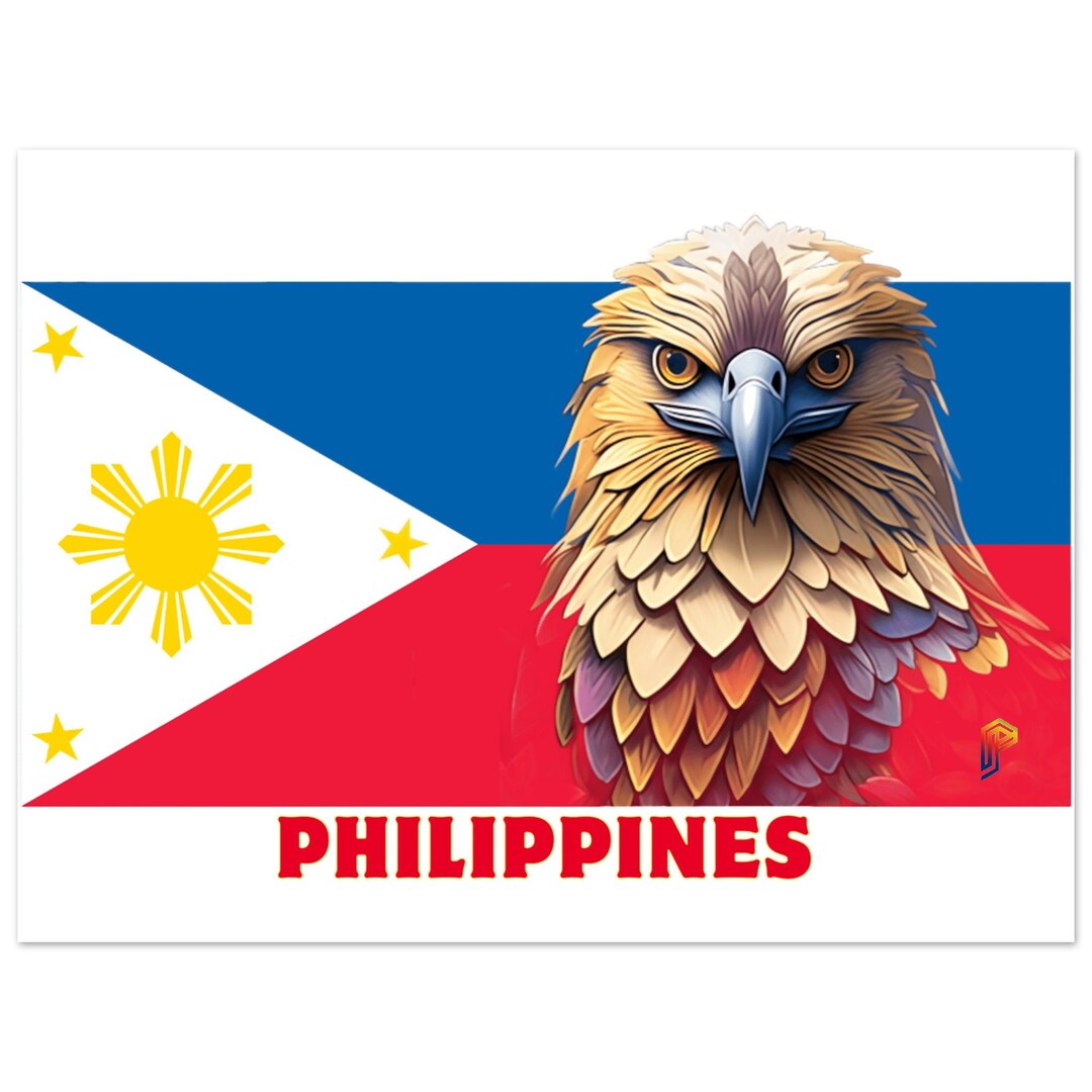 Philippine Flag With Agila on Print on Foam - Etsy