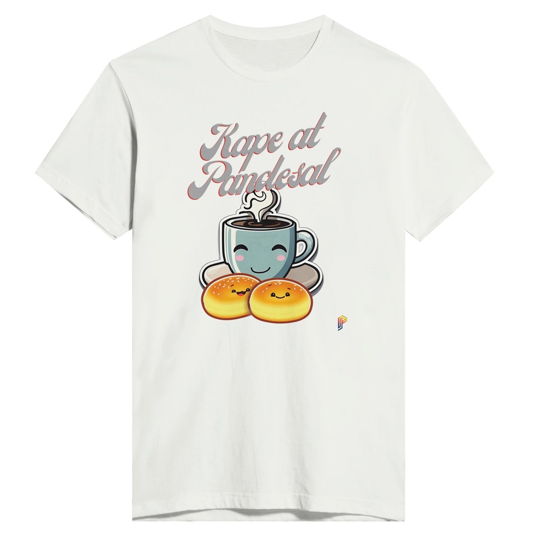 KAPE AT PANDESAL on Men's Fitted T-shirt - Etsy