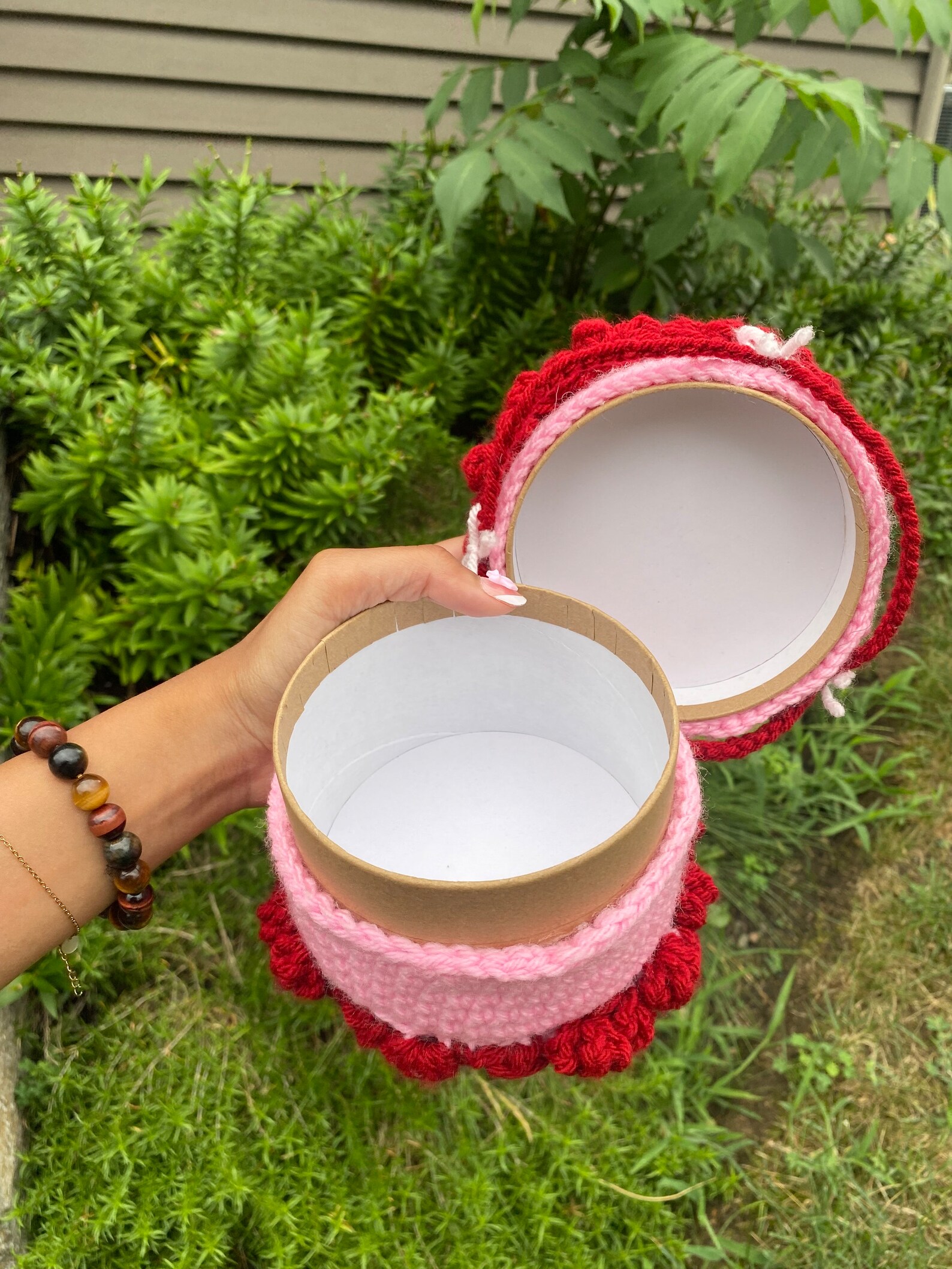 Strawberry Shortcake Crochet Cake Box Handmade - Etsy