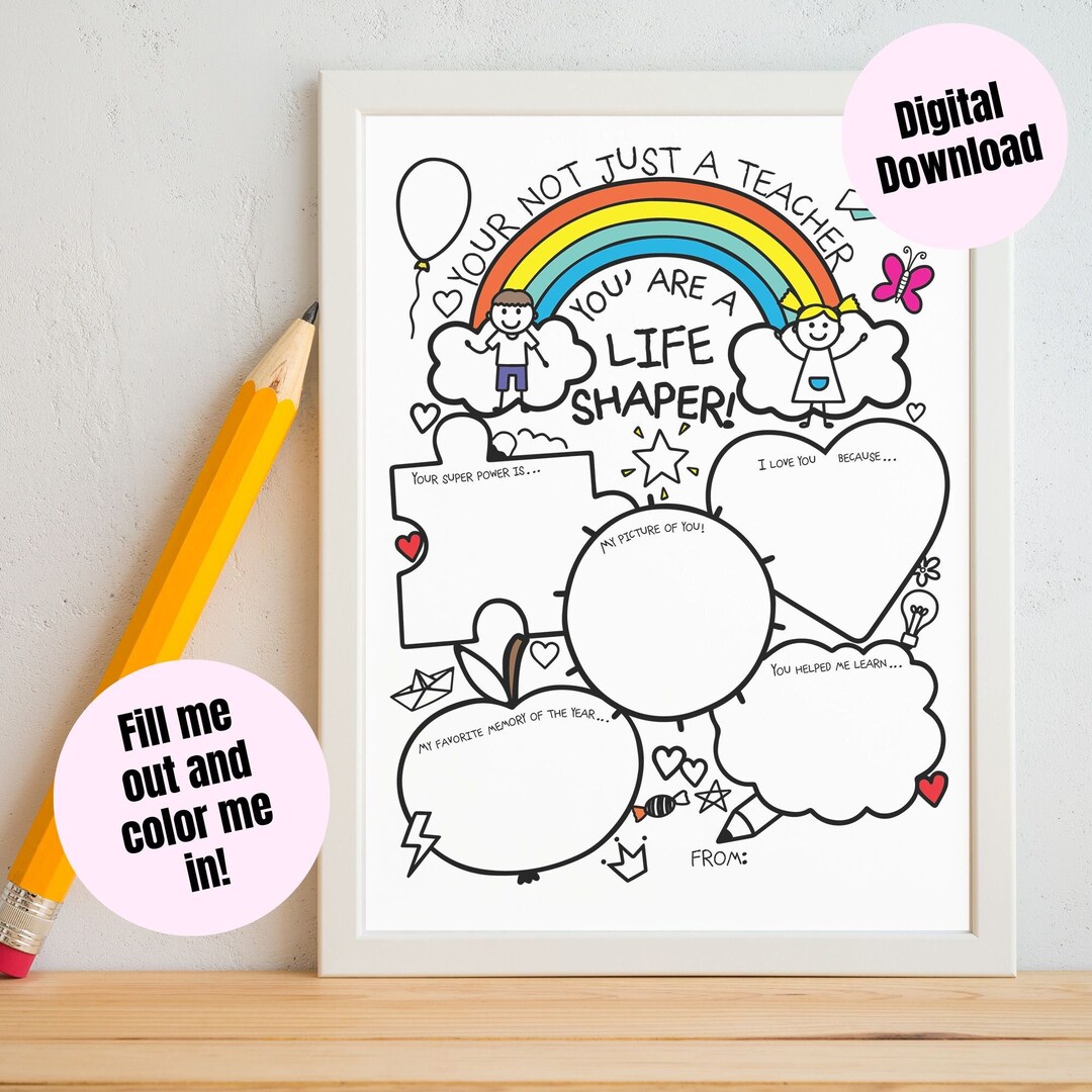Teacher Wall Art Gift Teacher Appreciation Printable Poster Teachers ...