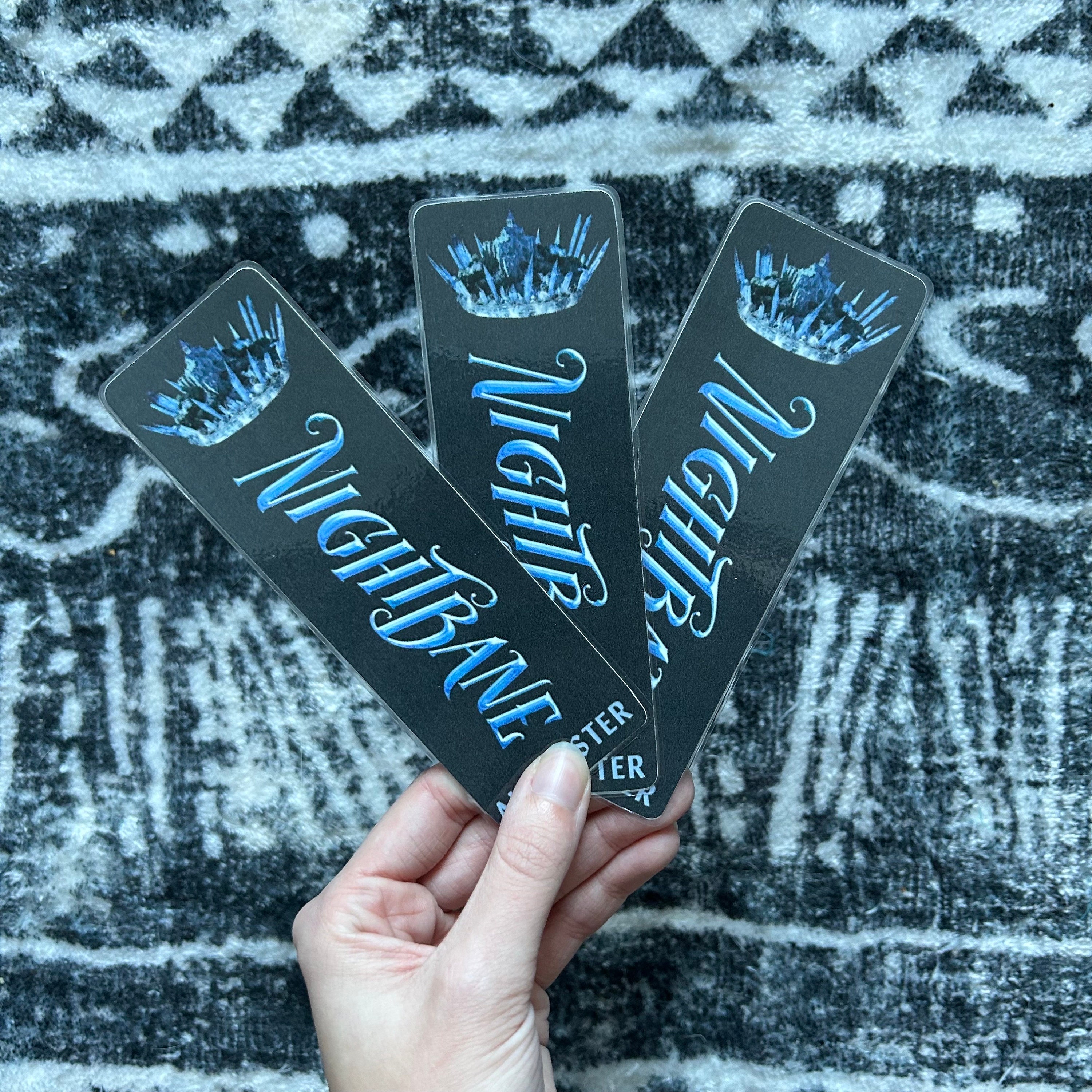 Nightbane Bookmark Lightlark Book Two Alex Aster Double Sided Bookmark ...