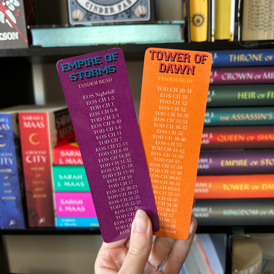 Throne of Glass Tandem Read Bookmark | EOS & TOD Tandem Read - Etsy