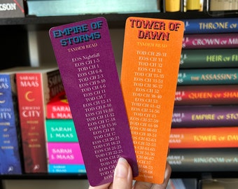 Throne of Glass Tandem Read Bookmark - Etsy