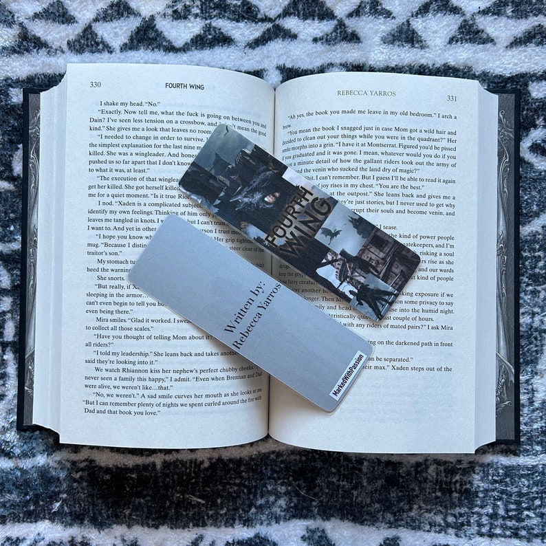 Fourth Wing Collage Bookmark Rebecca Yarros Romantasy - Etsy