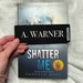 Aaron Warner Bookmark Shatter Me Series Tahereh Mafi Double Sided ...
