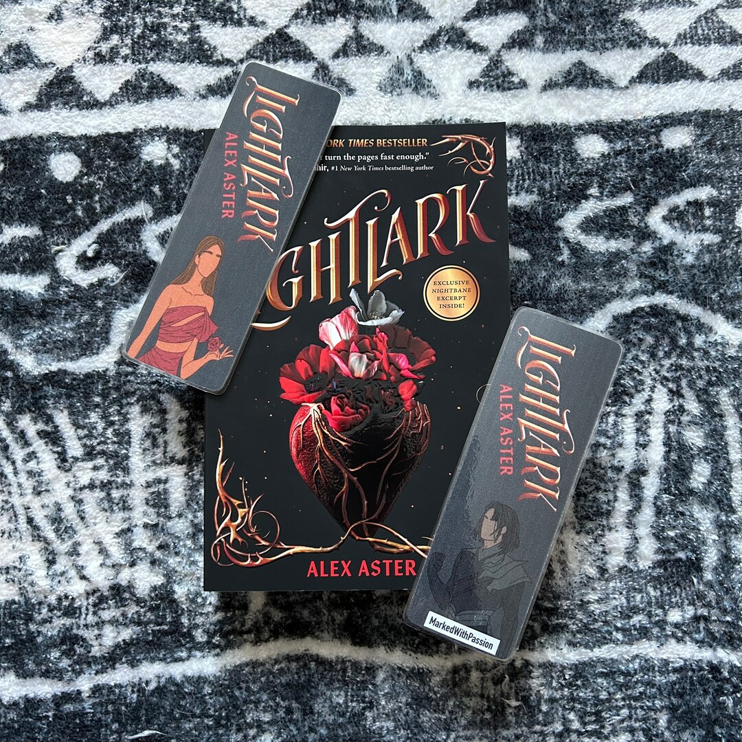 Lightlark Bookmark | Alex Aster | Double Sided Bookmark | Laminated ...