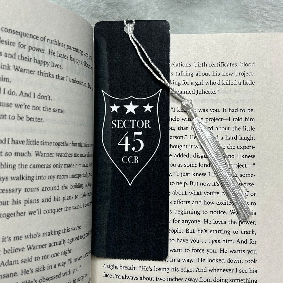 Aaron Warner Bookmark Shatter Me Series Tahereh Mafi Double Sided ...
