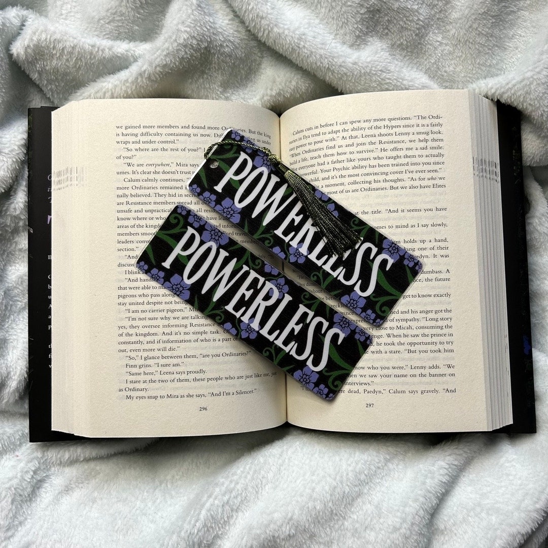 Powerless Bookmark | Lauren Roberts | Double Sided Bookmark | Laminated ...