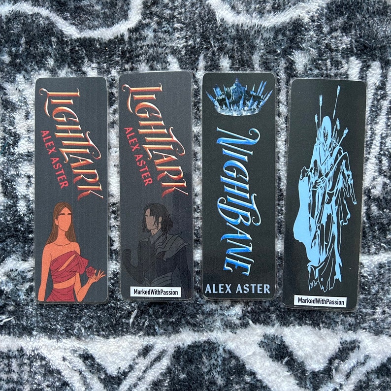 Lightlark Series Bookmark Set Alex Aster Lightlark Bookmark Nightbane ...
