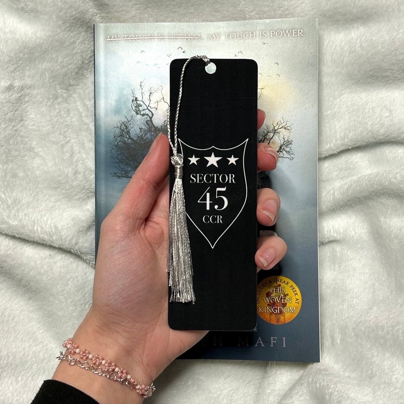 Aaron Warner Bookmark Shatter Me Series Tahereh Mafi Double Sided ...