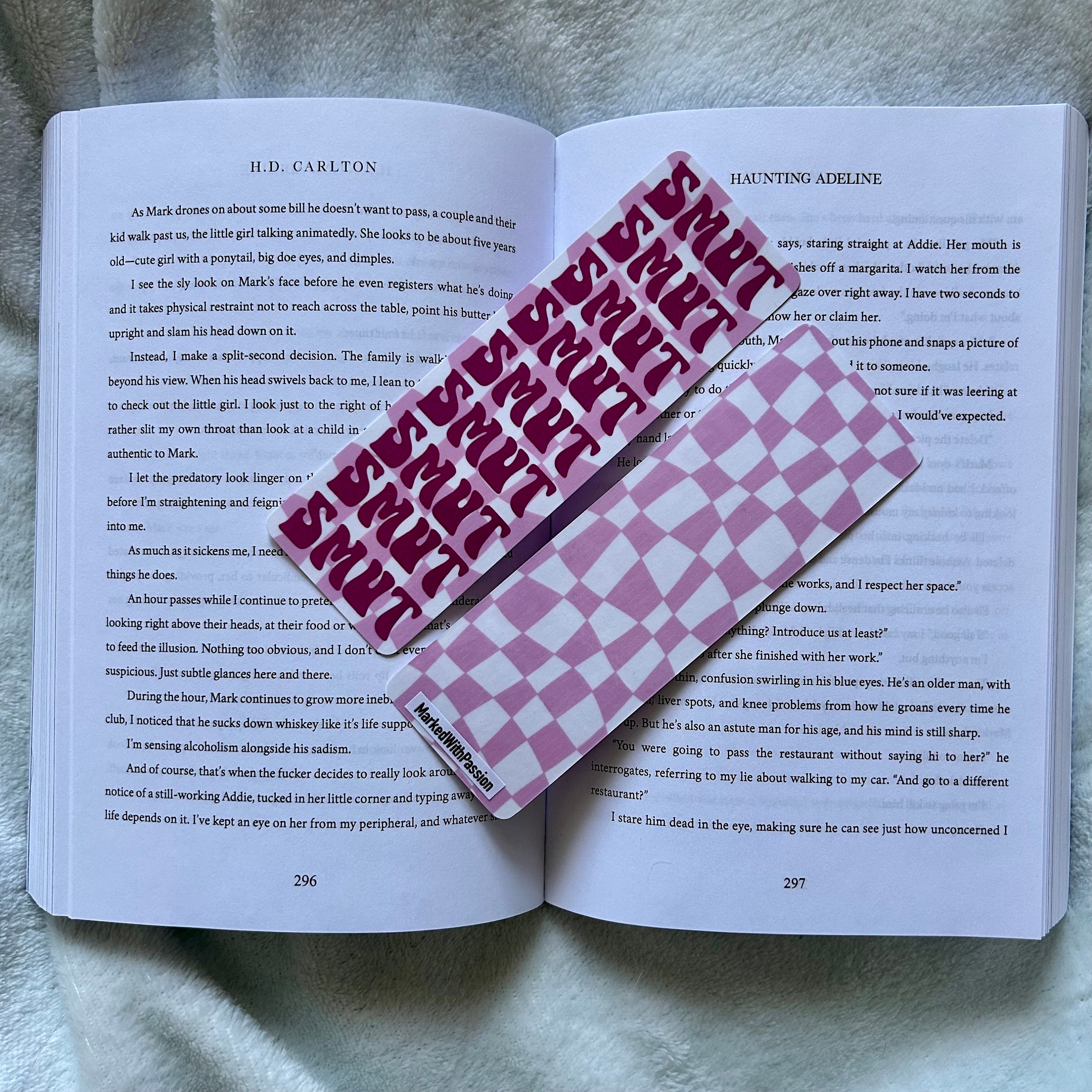 Smut Lover Bookmark Laminated Bookmark Double Sided Bookmark - Etsy