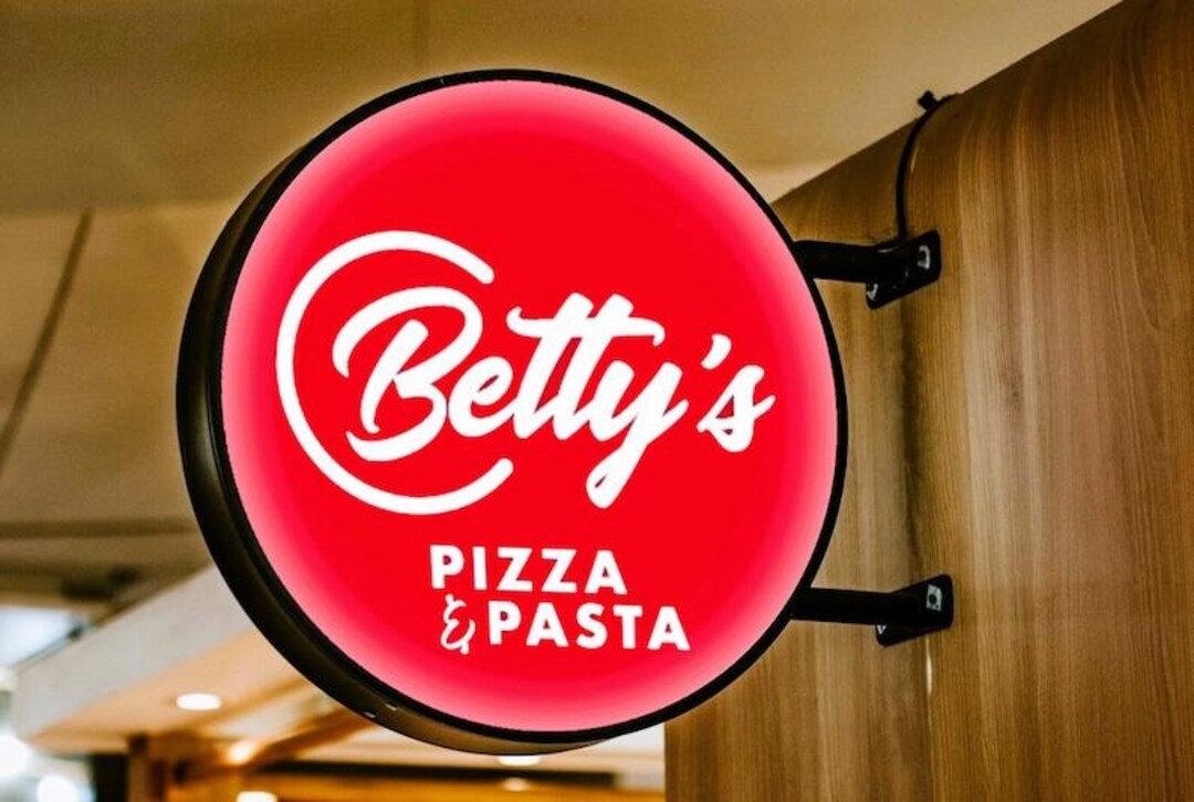 Storefront Advertising Sign L Light up Cafe Sign Double Sided Lit Sign ...