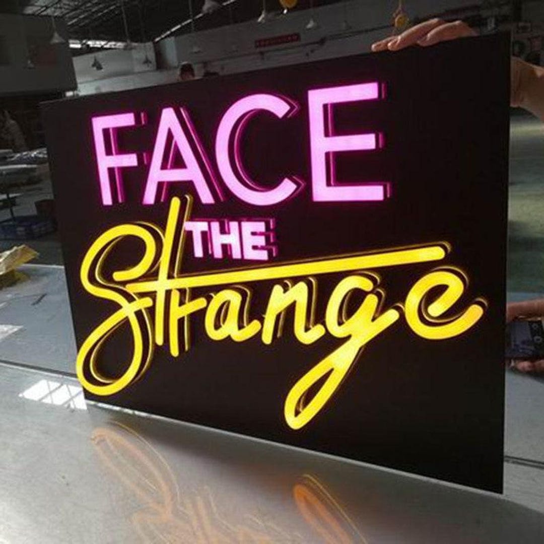 Front Lit Channel Letters , Custom 3D Acrylic Channel Letters Business ...