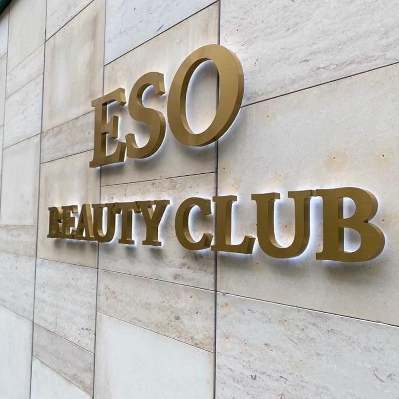 Logo Sign for Business, Custom Salon Sign, 3D Business Sign, Aesthetic ...