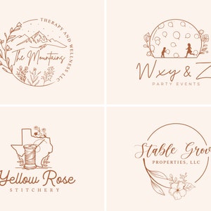 Custom Hand Drawn Logo, Logo Design, Logo Design Custom for Business ...