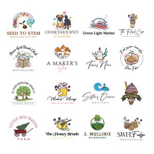 Custom Hand Drawn Logo, Logo Design, Logo Design Custom for Business ...
