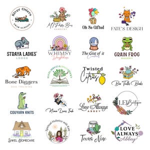Custom Hand Drawn Logo, Logo Design, Logo Design Custom for Business ...