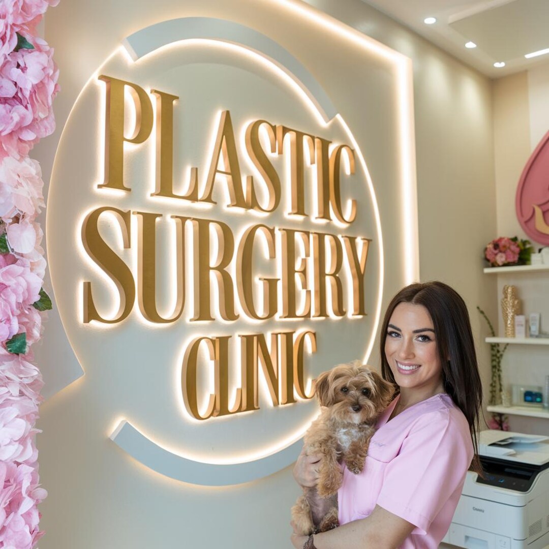 Metal Backlit Sign | Custom 3D Business Sign | Clinic Sign, Reception ...