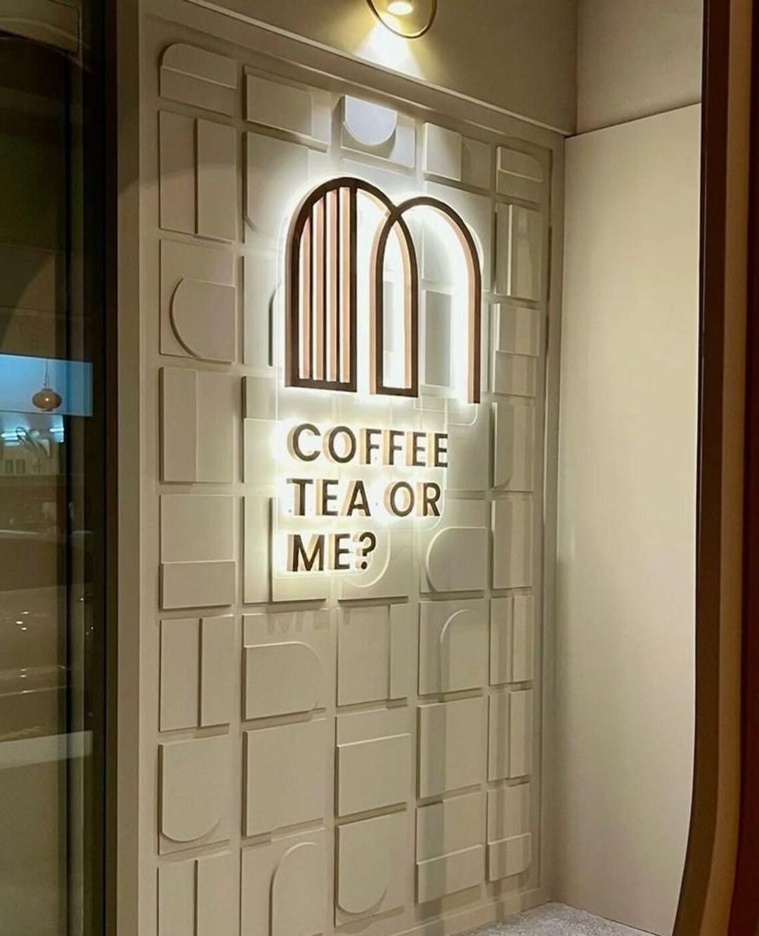 Metal Backlit Sign, Cafe Sign, 3D Logo Sign, Custom Metal Letters ...