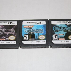 Castlevania DS Games: Castlevania Portrait of Ruin, Order of Ecclesia ...