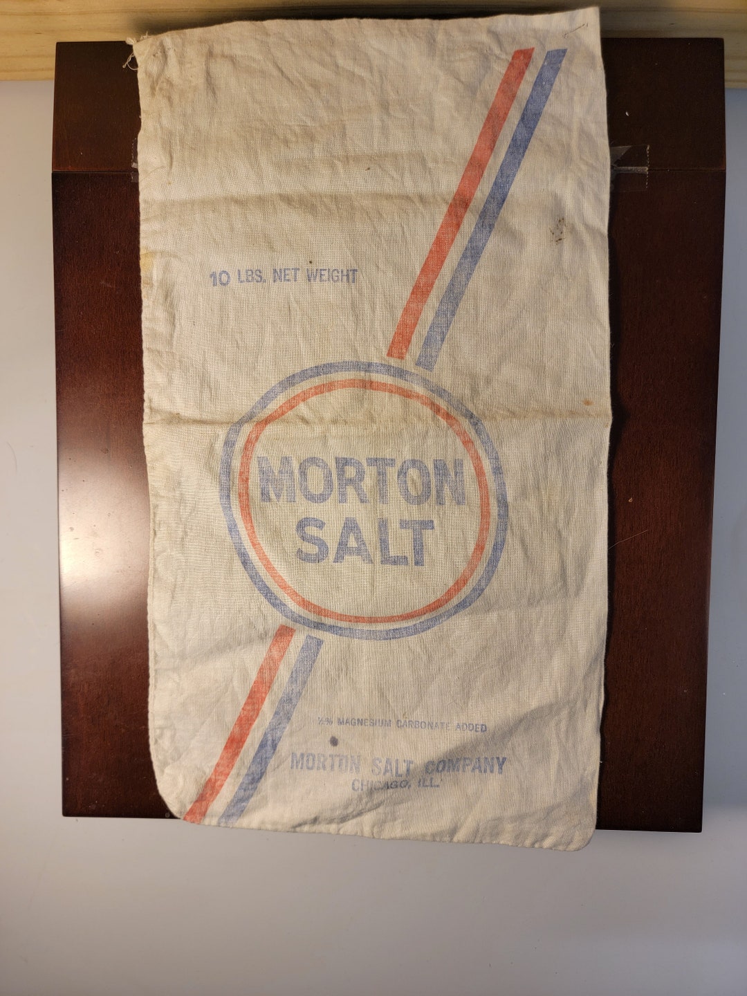 Vintage Salt Sack Morton Salt Brand - Etsy