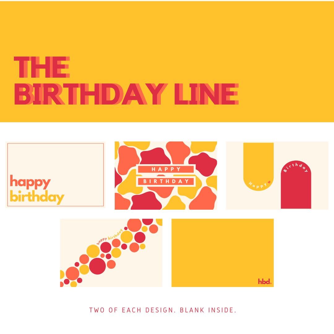 The Birthday Line - Etsy