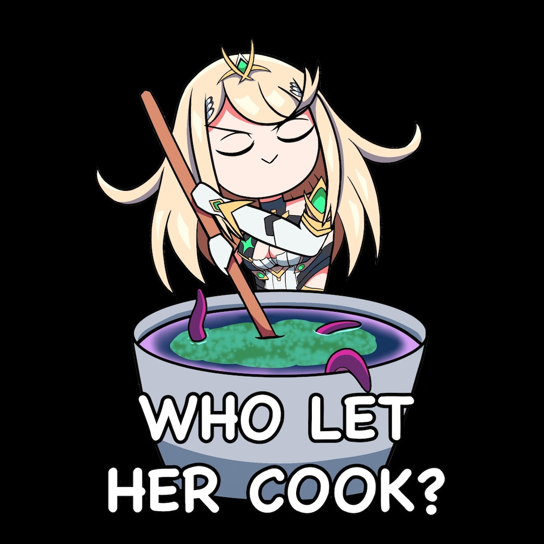 Stickers: Cooking Mythra - Xenoblade Chronicles 2 - Etsy