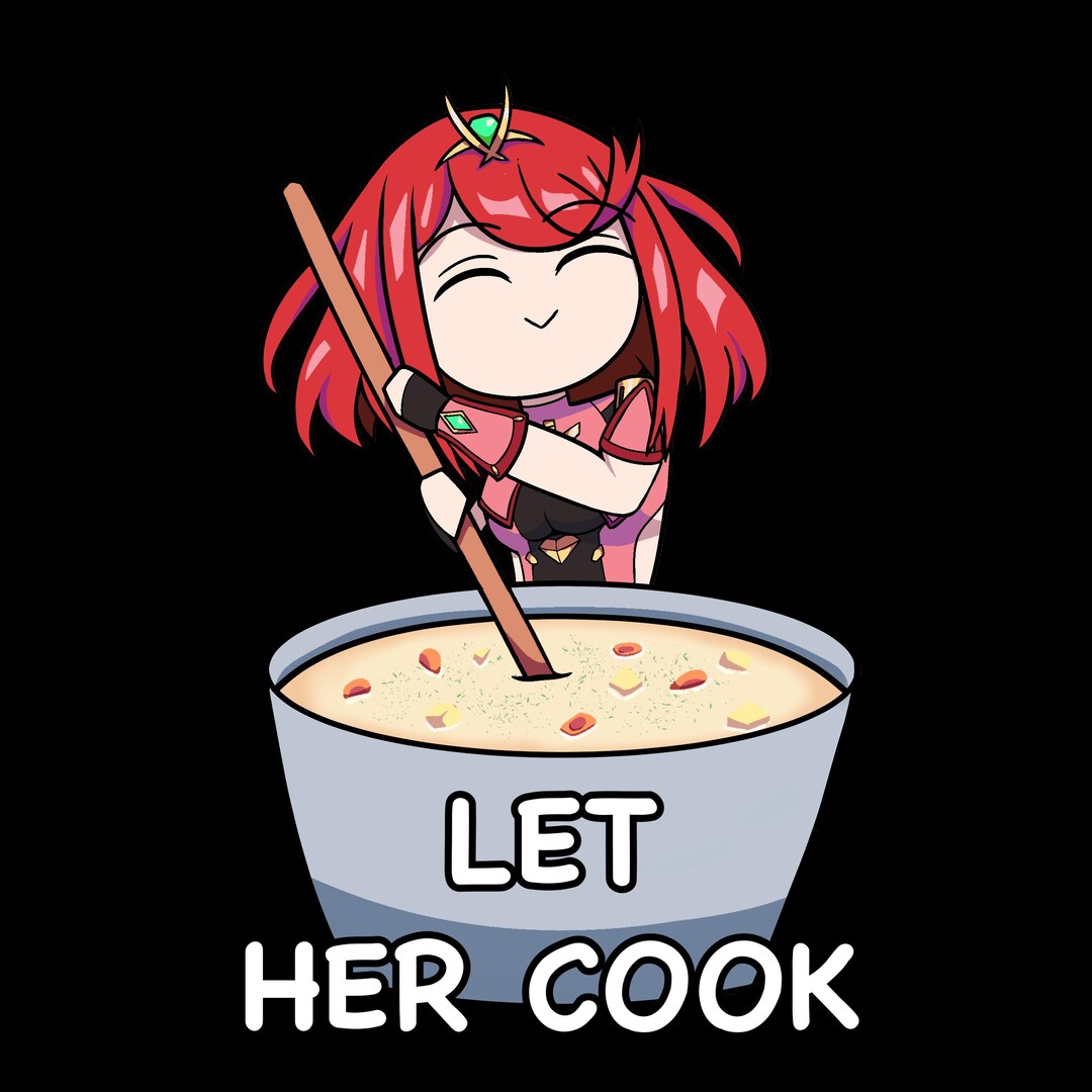 Stickers: Cooking Pyra - Xenoblade Chronicles 2 - Etsy