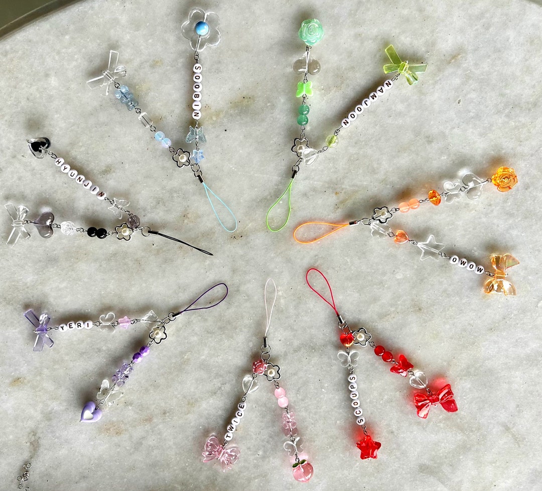 Customizable Kpop Phone Charms/keychains - Etsy