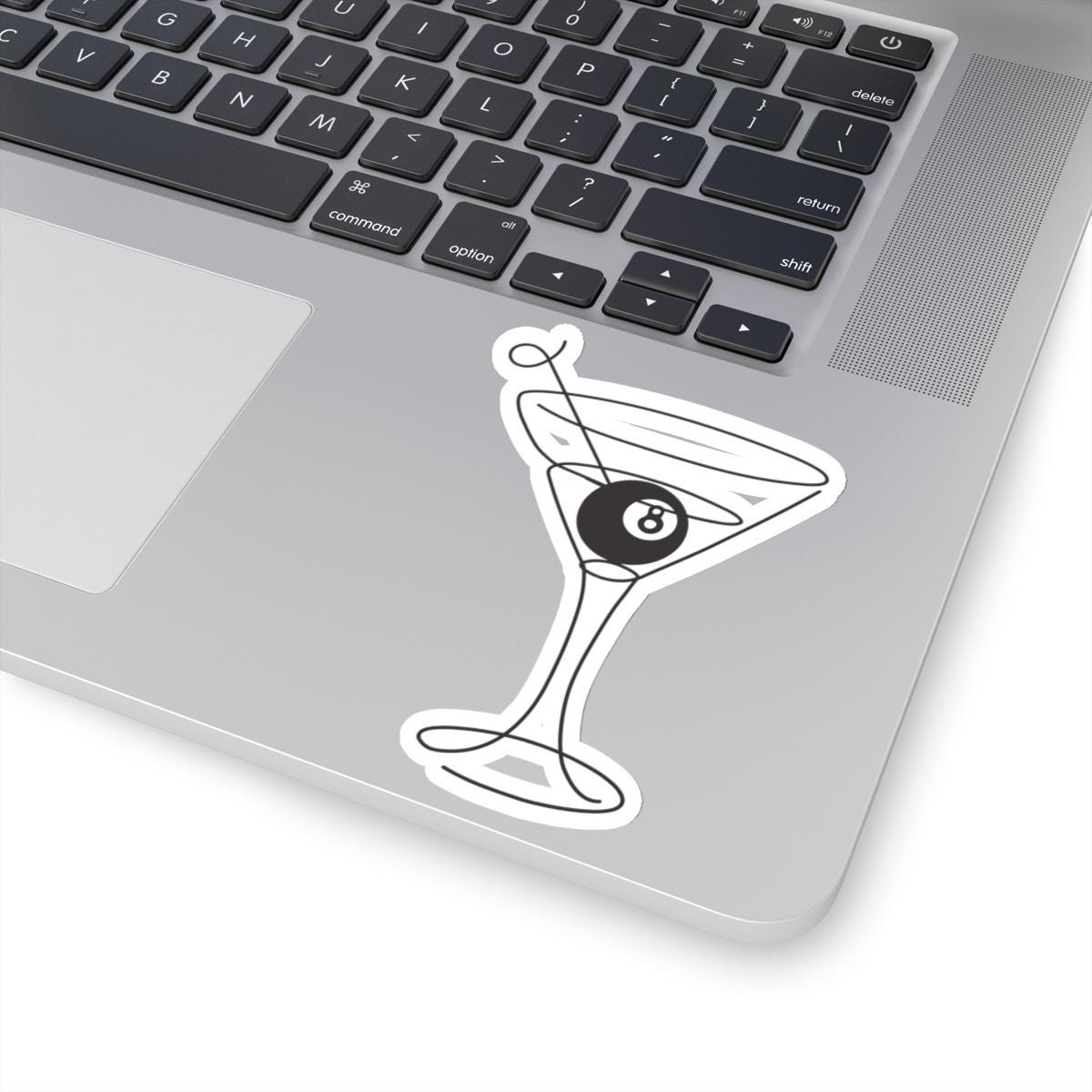 Magic 8 Ball Martini Glass Stickers, Decal, Laptop, Water Bottle ...