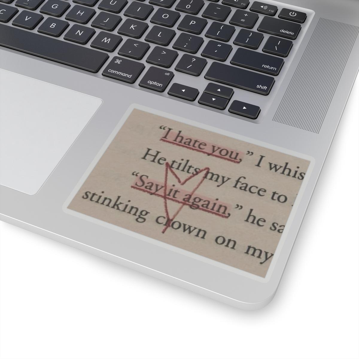 Cruel Prince Quote Sticker: Cardan & Jude, Folk of the Air - Etsy