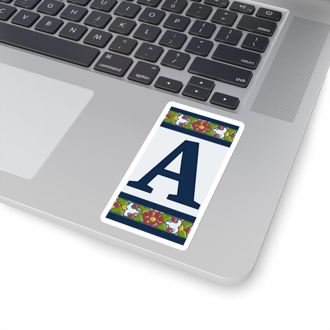 Spanish Letter Tiles Kiss-cut Stickers, Initial Sticker Decals ...