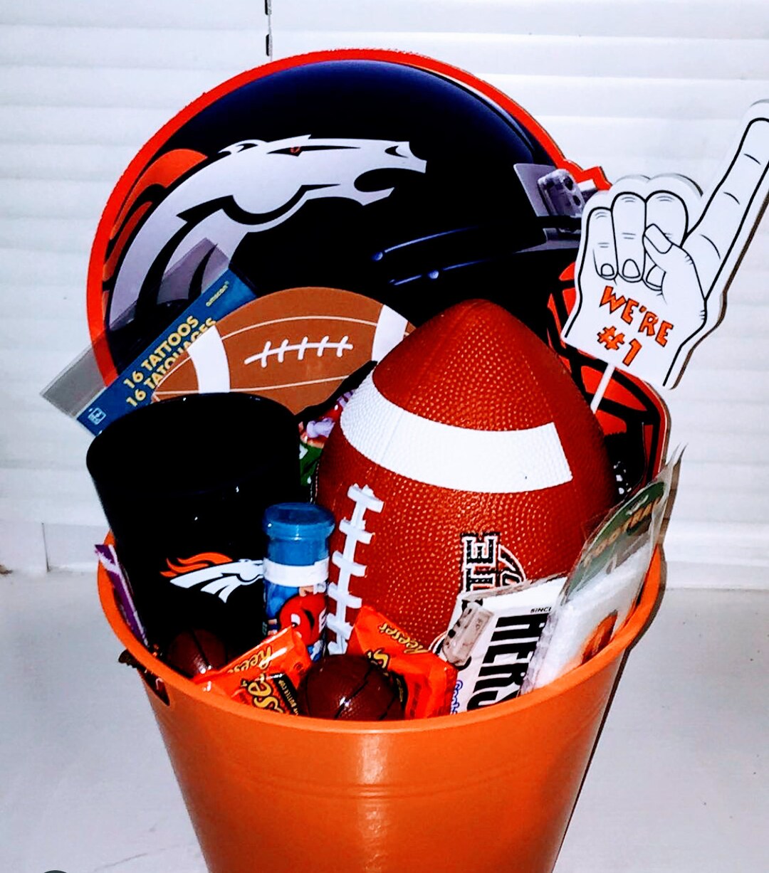 Denver Broncos Easter Basket - Etsy