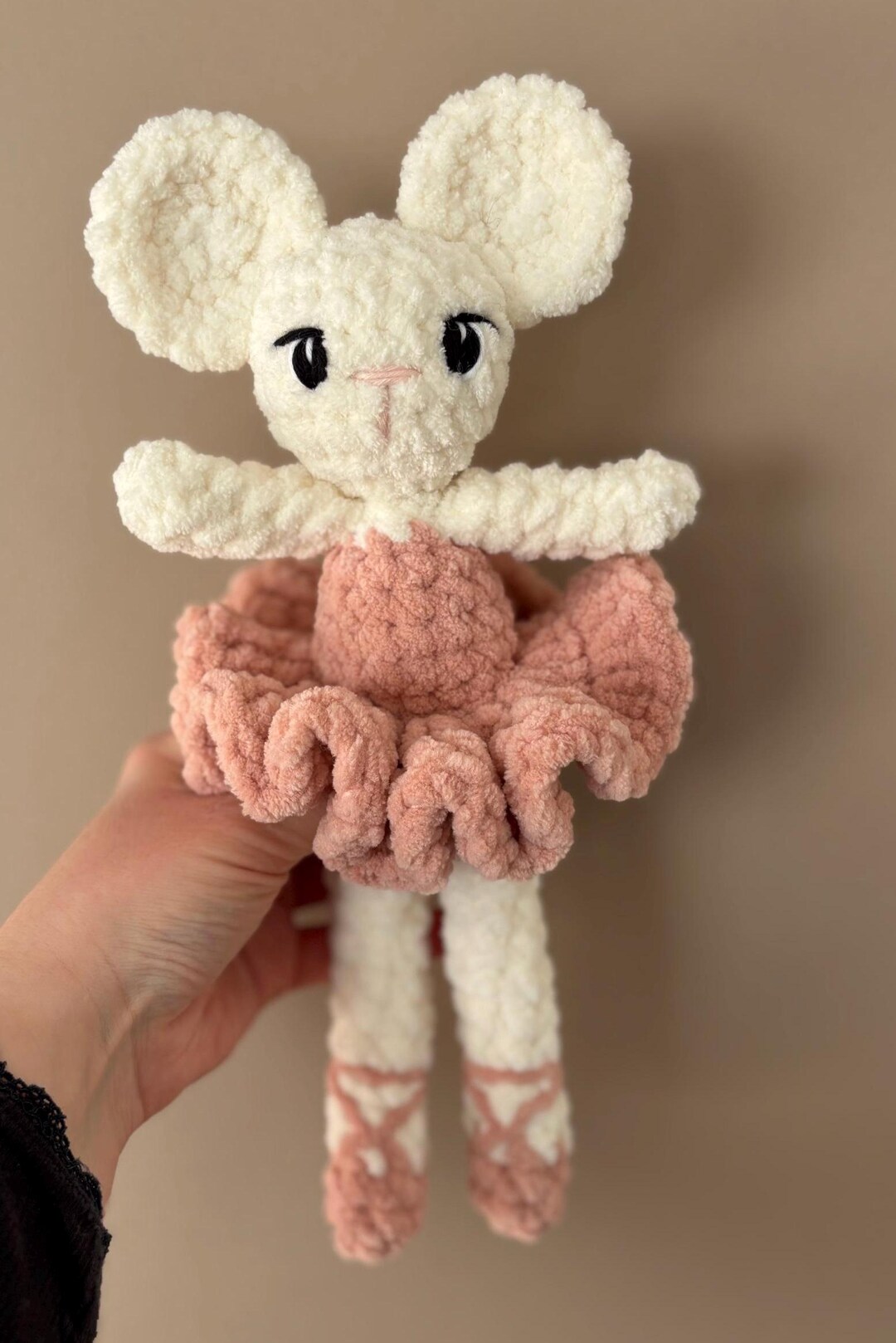 Crocheted Dancing Mouse Plush Toy - Etsy UK