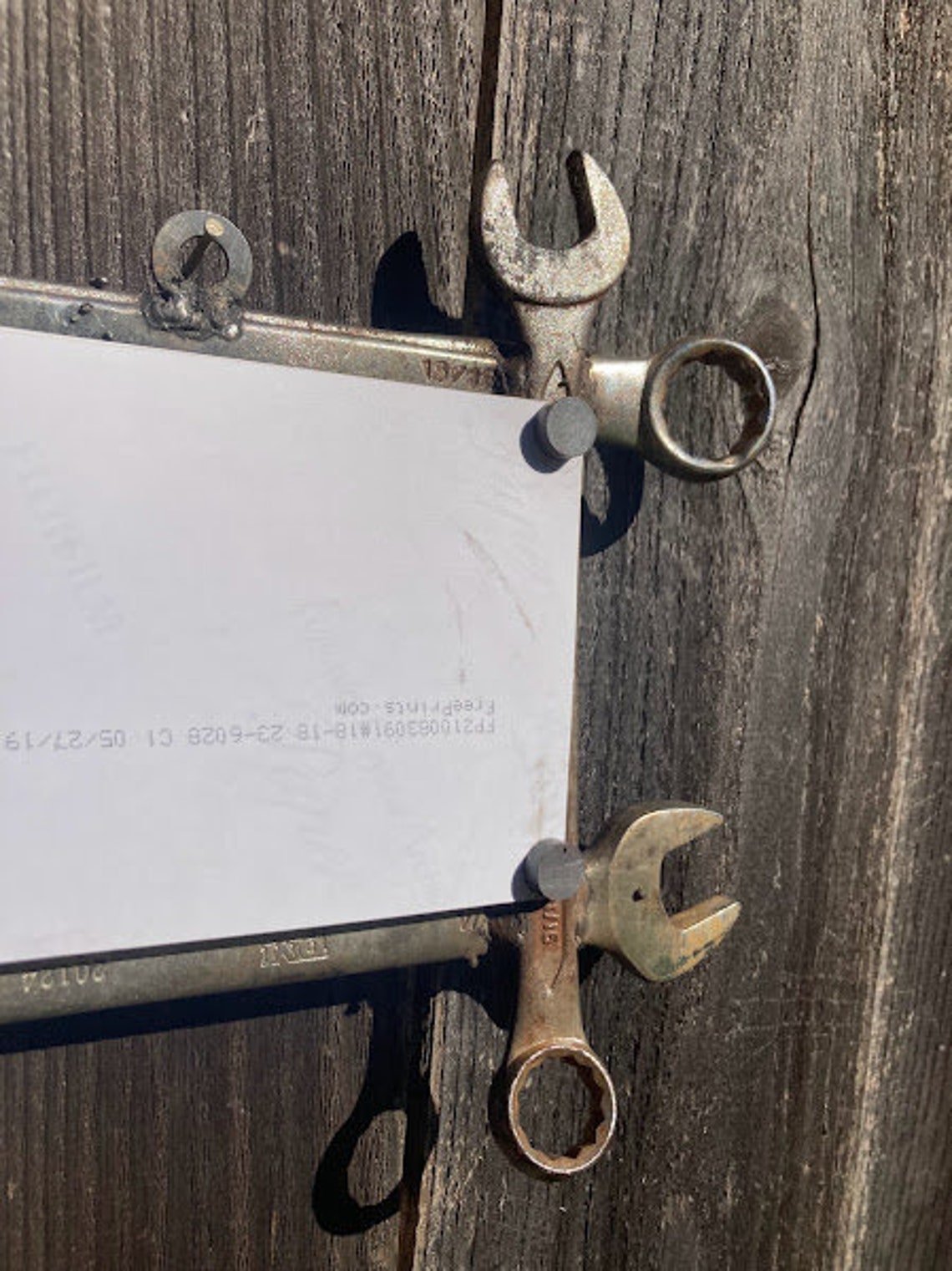 Hanging Wrench Picture Frame - Etsy