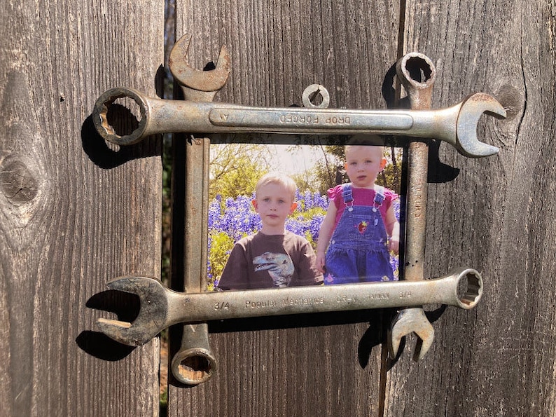 Hanging Wrench Picture Frame - Etsy