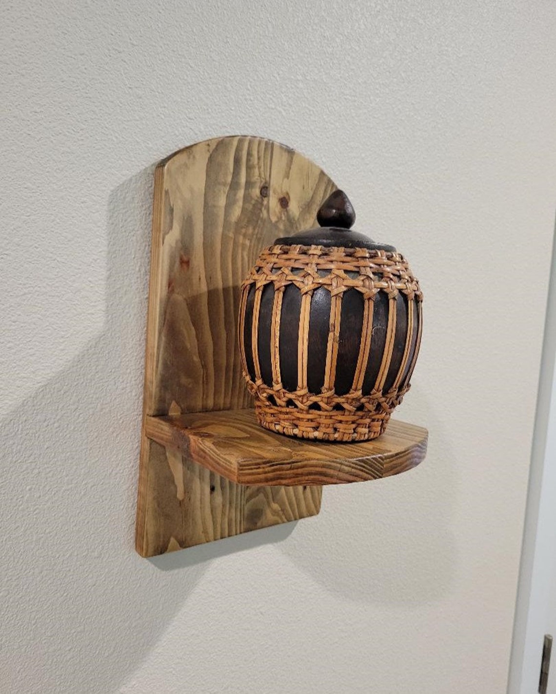 Rustic Wall Display Shelf Housewarming Gift for Friend Home Décor Gift ...