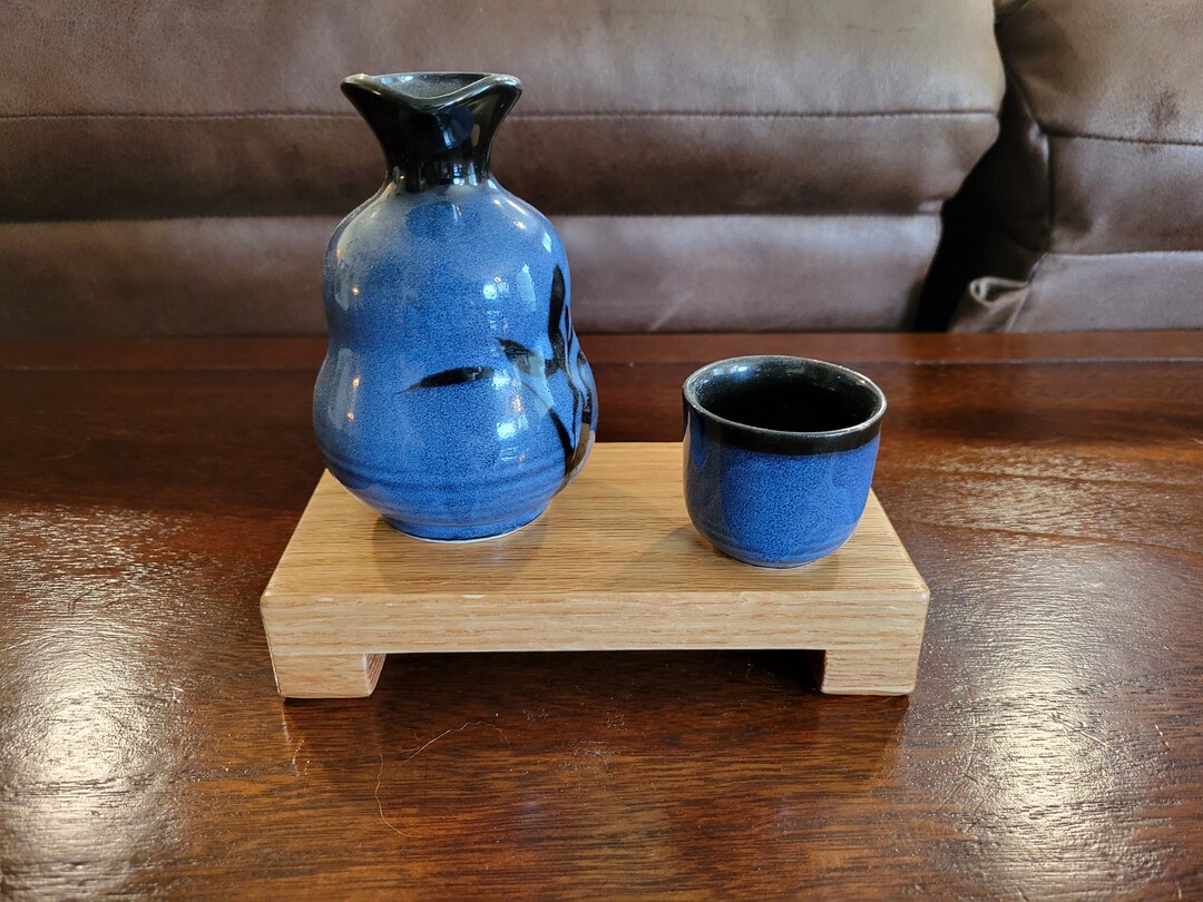 Oak Wood Display Stand Housewarming Gift for Friend Holiday Décor Riser ...