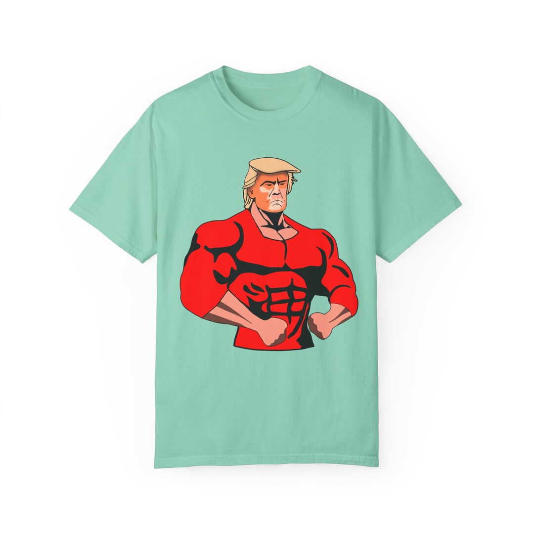Donald Trump Bodybuilder Motivation MEME, Gym Shirt, Train Hard ...