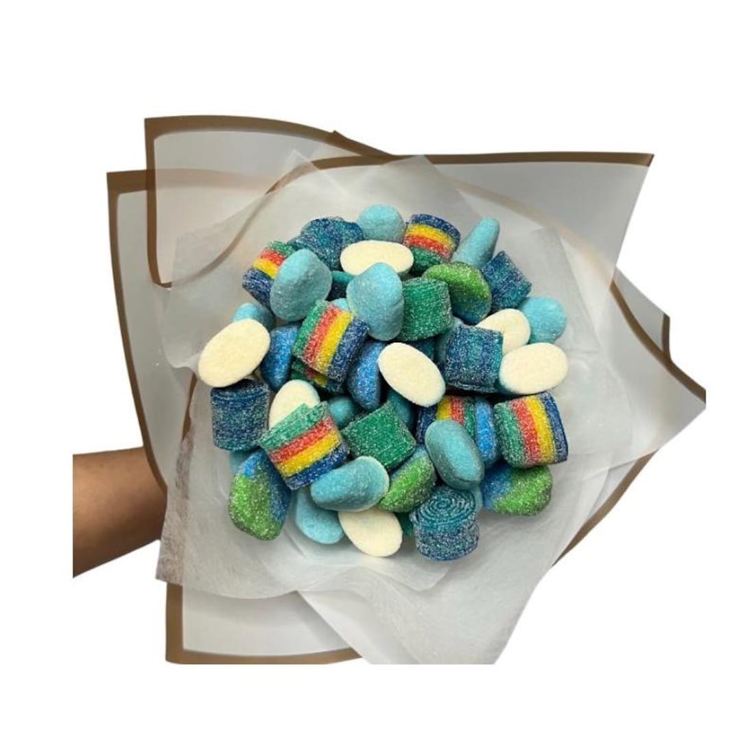 Gummy Candy Bouquet, Candy Gift, Edible Assortment, Edible Gifts ...